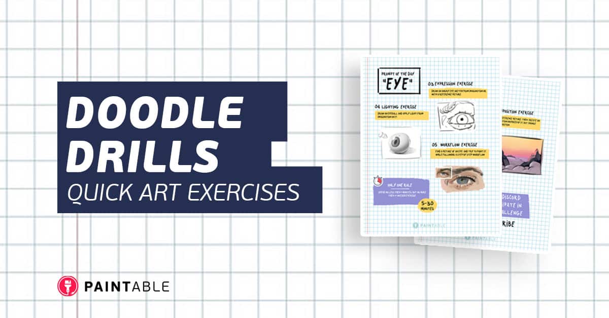 Doodle Drills Exercise Sheet! - FREE LM - Paintable